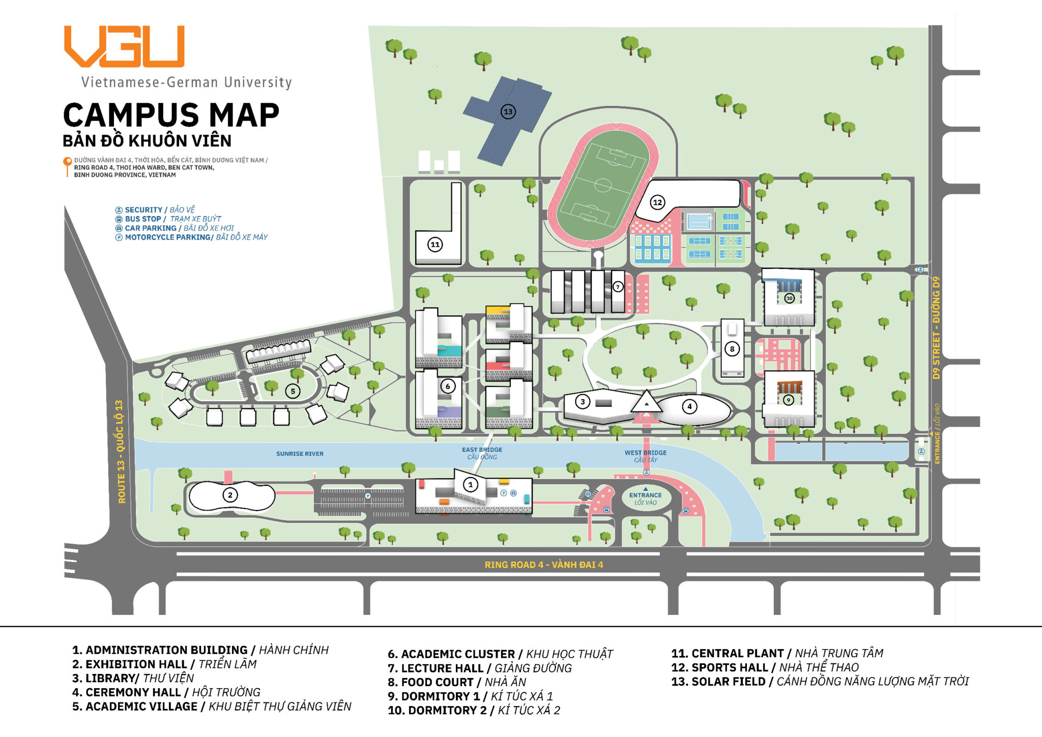 VGU Campus Map – AUC2024